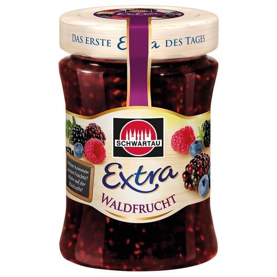 Waldfrucht-Konfitüre Extra 340g Schwartau | Stroetmann24 | B2B ...
